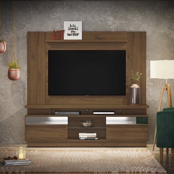 Rack com Painel para TV 60 Polegadas Recife e Aurora Linea Brasil ...