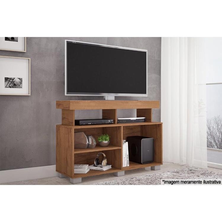 Rack para TV Slim até 42 Polegadas c/ 5 Nichos Savana - Permóbili ...