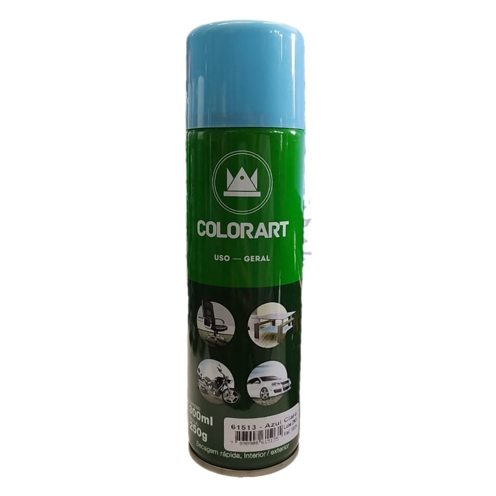SPRAY AZUL CLARO 300ML PACOTE COM 2 UND COLORART | MadeiraMadeira