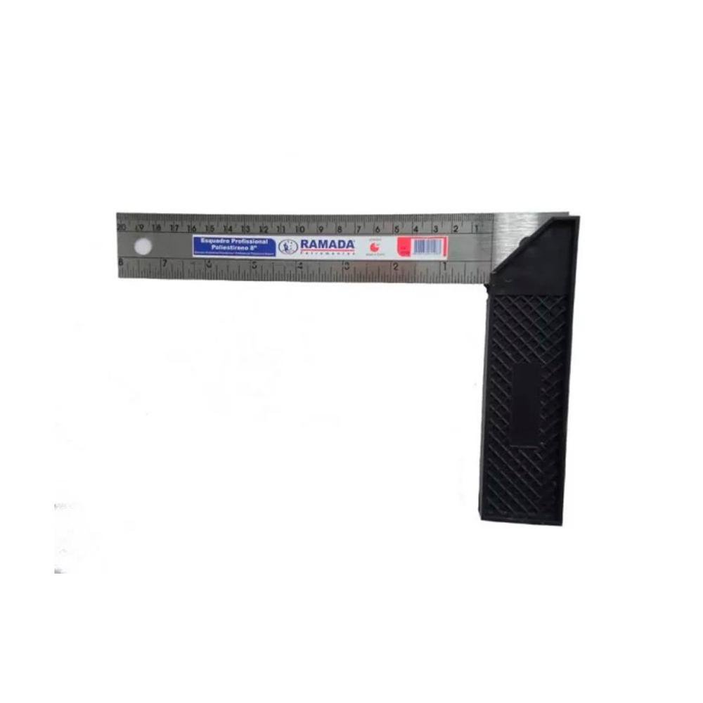 Esquadro de Aço Cabo Plástico - Ramada 10" | MadeiraMadeira