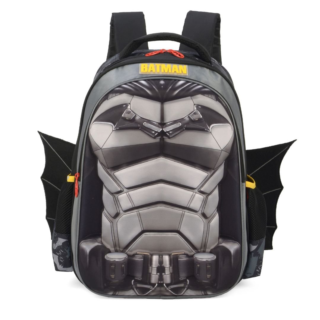 Mochila Costa Escolar Batman 3D Luxcel:Preto | MadeiraMadeira