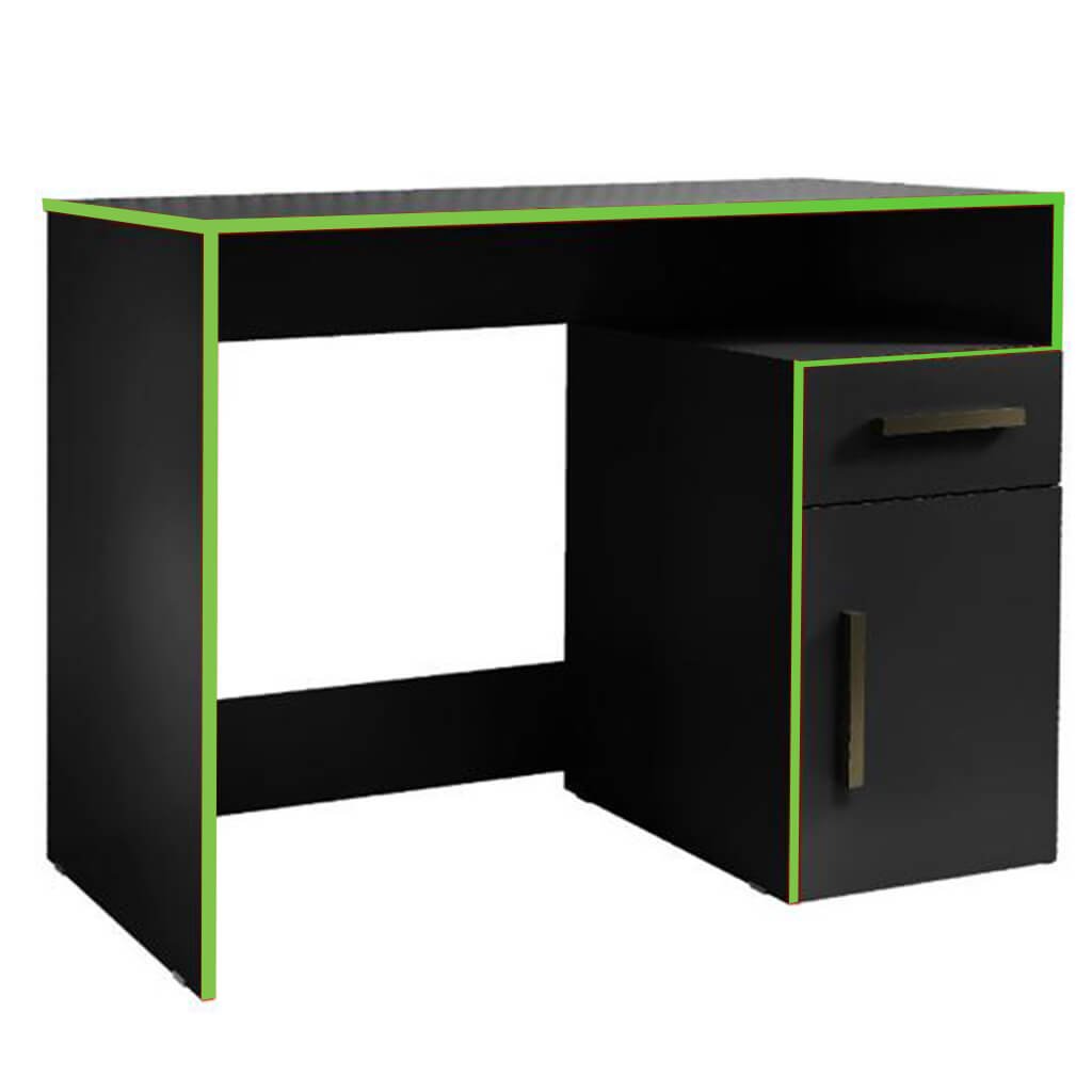 Escrivaninha Mesa Gamer para Notebook 1 Porta 1 Gaveta Isabele Cor ...