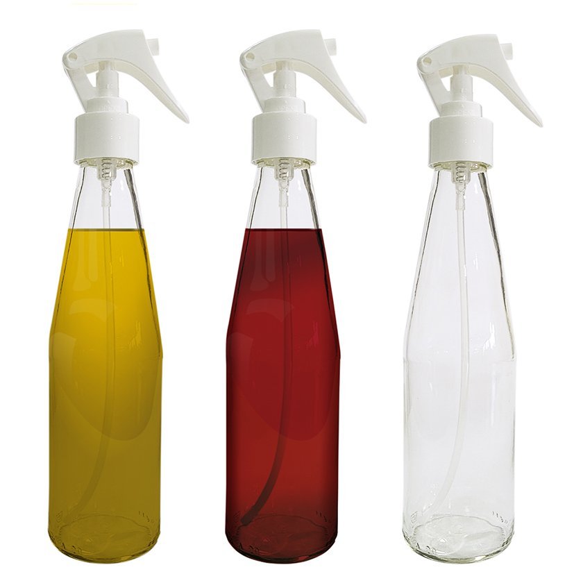 3 Frasco Galheteiro Spray Azeite Vinagre Vidro | MadeiraMadeira