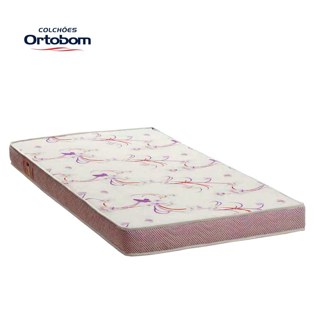 Colchão Ortobom Physical Resistente Liso D20 Solteiro 78x188x12 ...