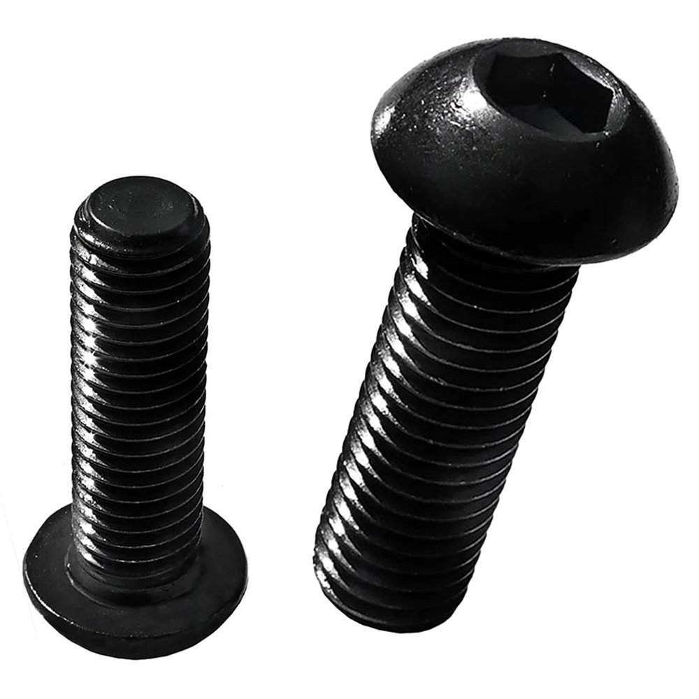 PARAFUSO ALLEN M3 X 16 C. ABAULADA ZINCO PRETO - 200PÇS | MadeiraMadeira