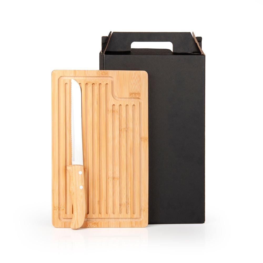 Conjunto Tábua Migalheira Com Faca - 2 Pçs Welf | MadeiraMadeira