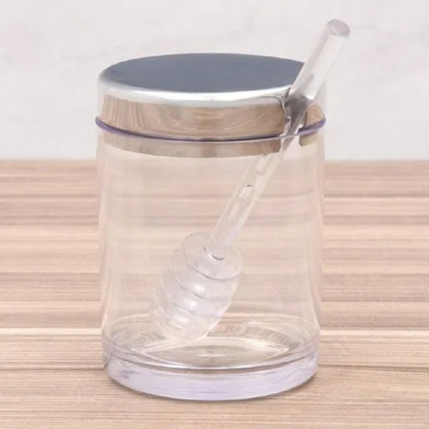 Pote para Mel Vision Meleira 400ml Com Mexedor Forma Inox | MadeiraMadeira