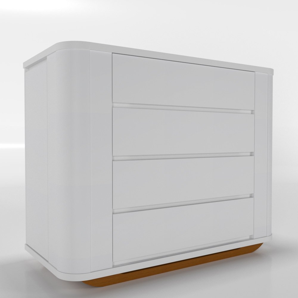 Cômoda Neo Timber Tim - Branco | MadeiraMadeira