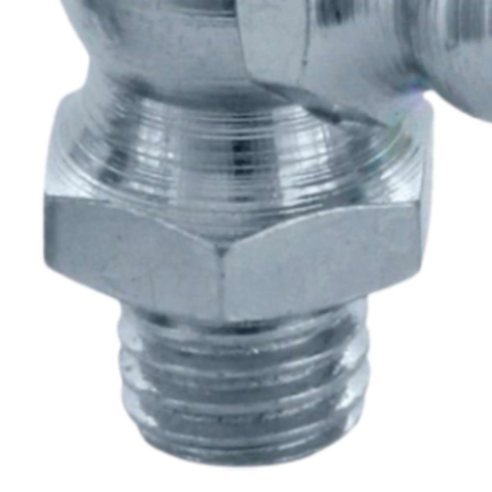 Graxeira Curva 8 mm Curva 45° M8X1 1466 100 Unidades BREMEN ...