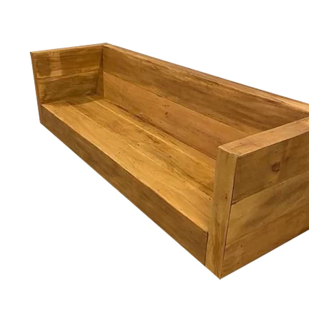 Sofá de Madeira Maciça Demolição Rústico | MadeiraMadeira