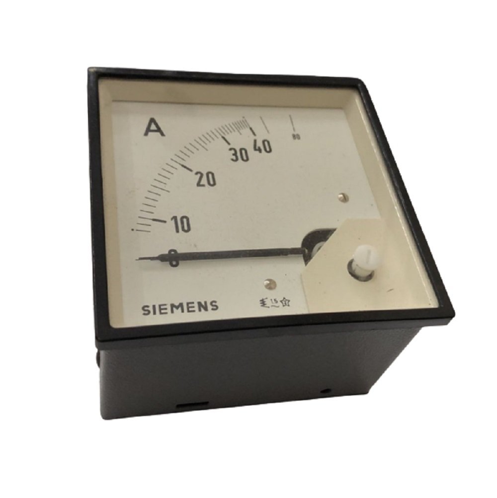 Amperímetro Analógico FM 96x96 40/80A - Siemens M90141240 | MadeiraMadeira