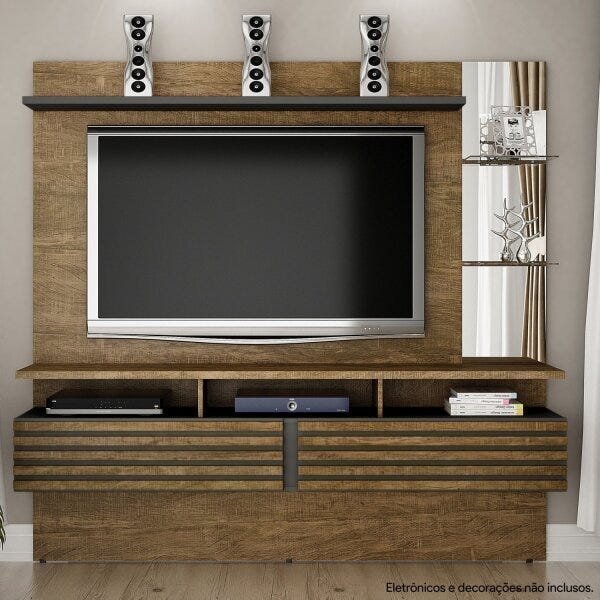 Estante Home Para TV Até 65 Polegadas 2 Portas Miami Valdemóveis ...