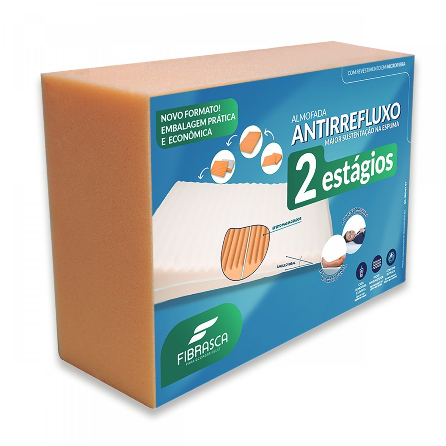 Travesseiro Antirrefluxo 2 Estágios Rampa Terapêutica para Refluxo ...