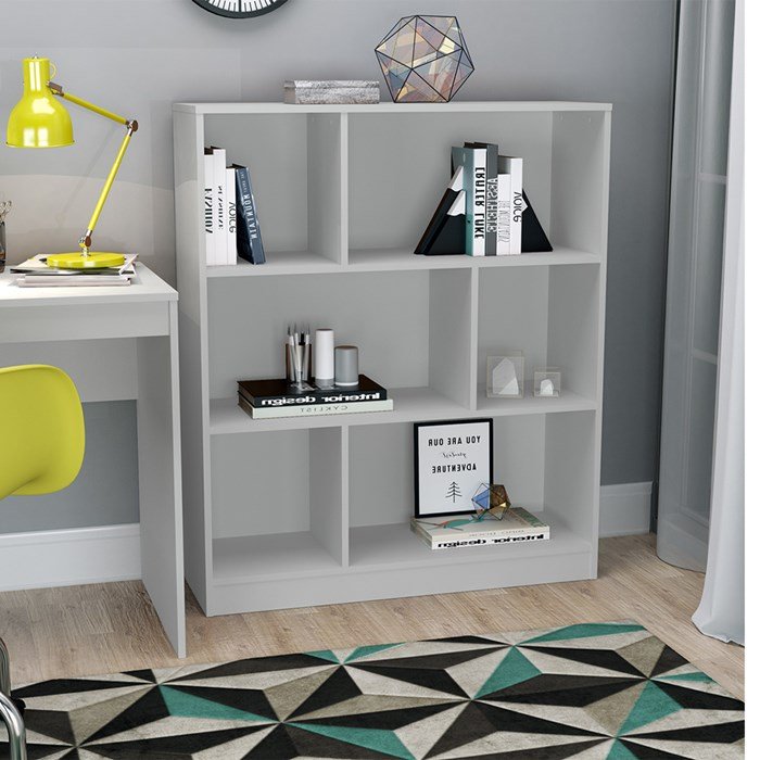 Estante para Escritorio Gamer B25 Branco Novam | MadeiraMadeira