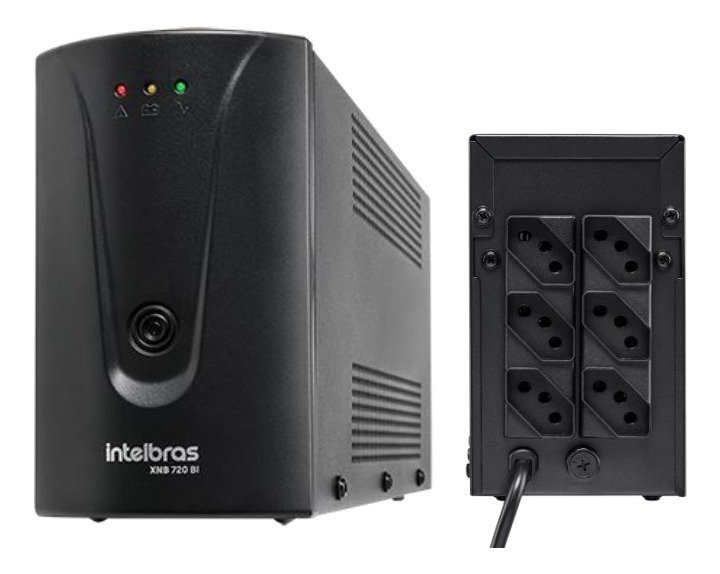 Nobreak Intelbras Xnb 720Va Entrada Bivolt Saída 120v Computador Notebook Video Game Cftv ...