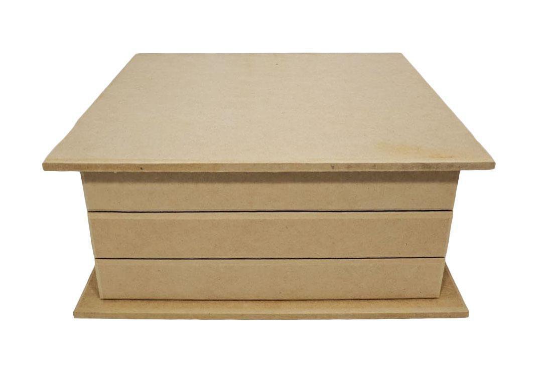 Comoda Lisa Mdf Com 3 Gavetas Mdf | MadeiraMadeira