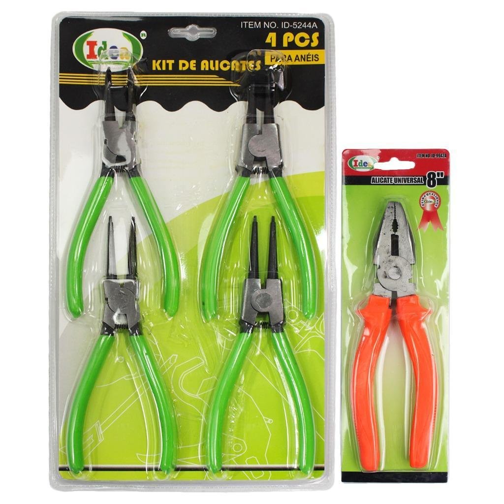 Kit De Alicates Para Anéis 4 Peças Com Alicate Universal 8 | MadeiraMadeira