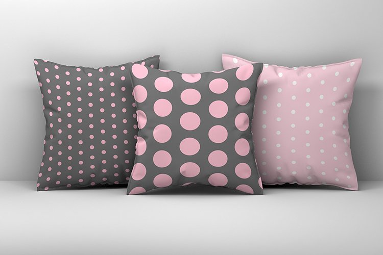 3 Capas de Almofada 45cm Decoração Cama Sofá Rosa e Cinza | MadeiraMadeira