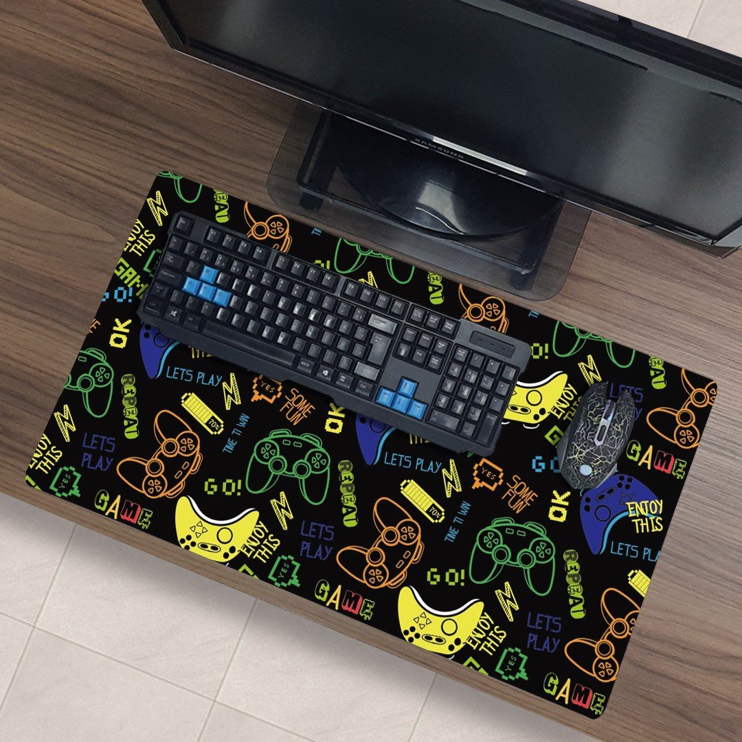 Mouse Pad Gamer Lets Play | MadeiraMadeira