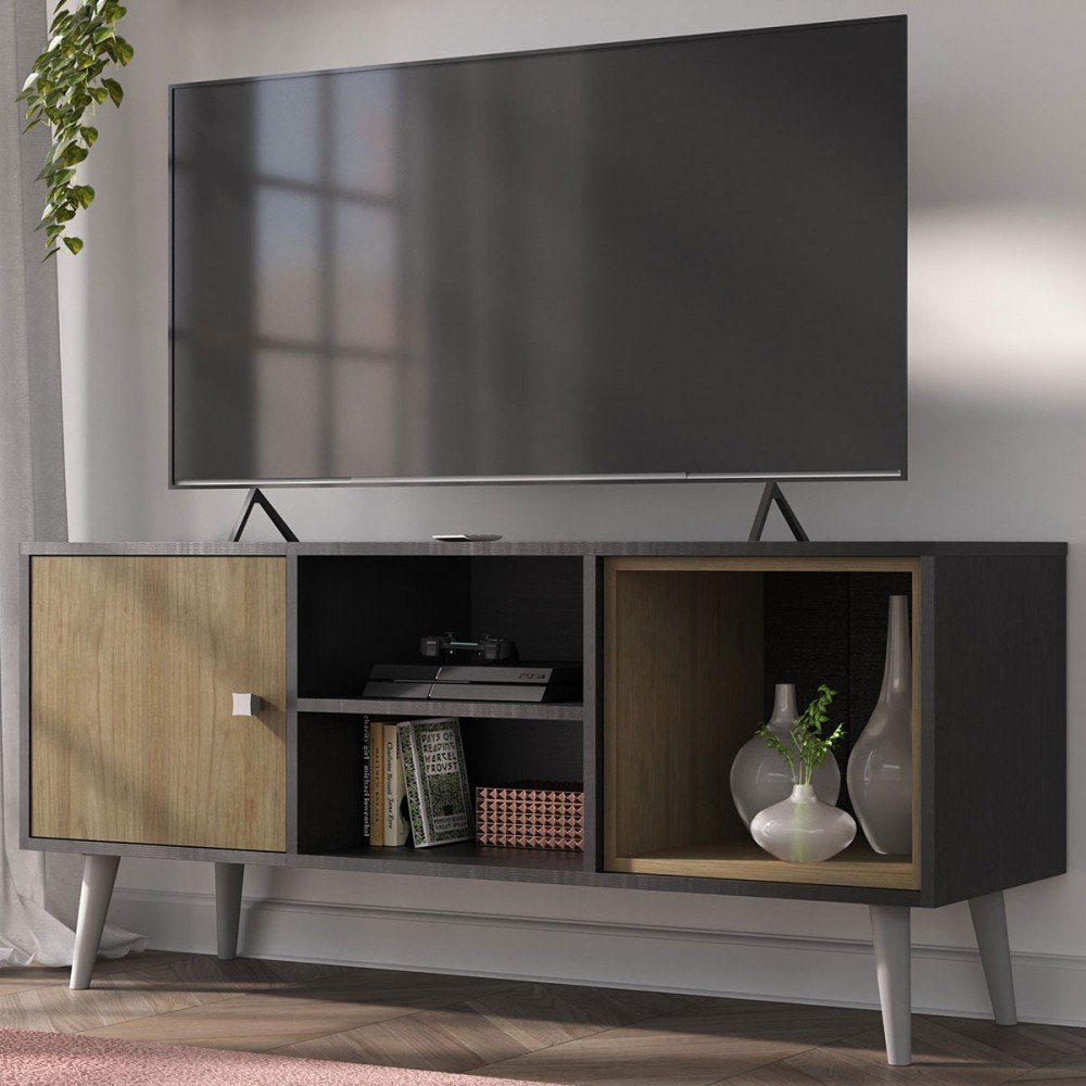 Rack para TV Até 42 Polegadas 1 Porta Onix Tx/Avelã Tx Rk-2108 - Hecol ...