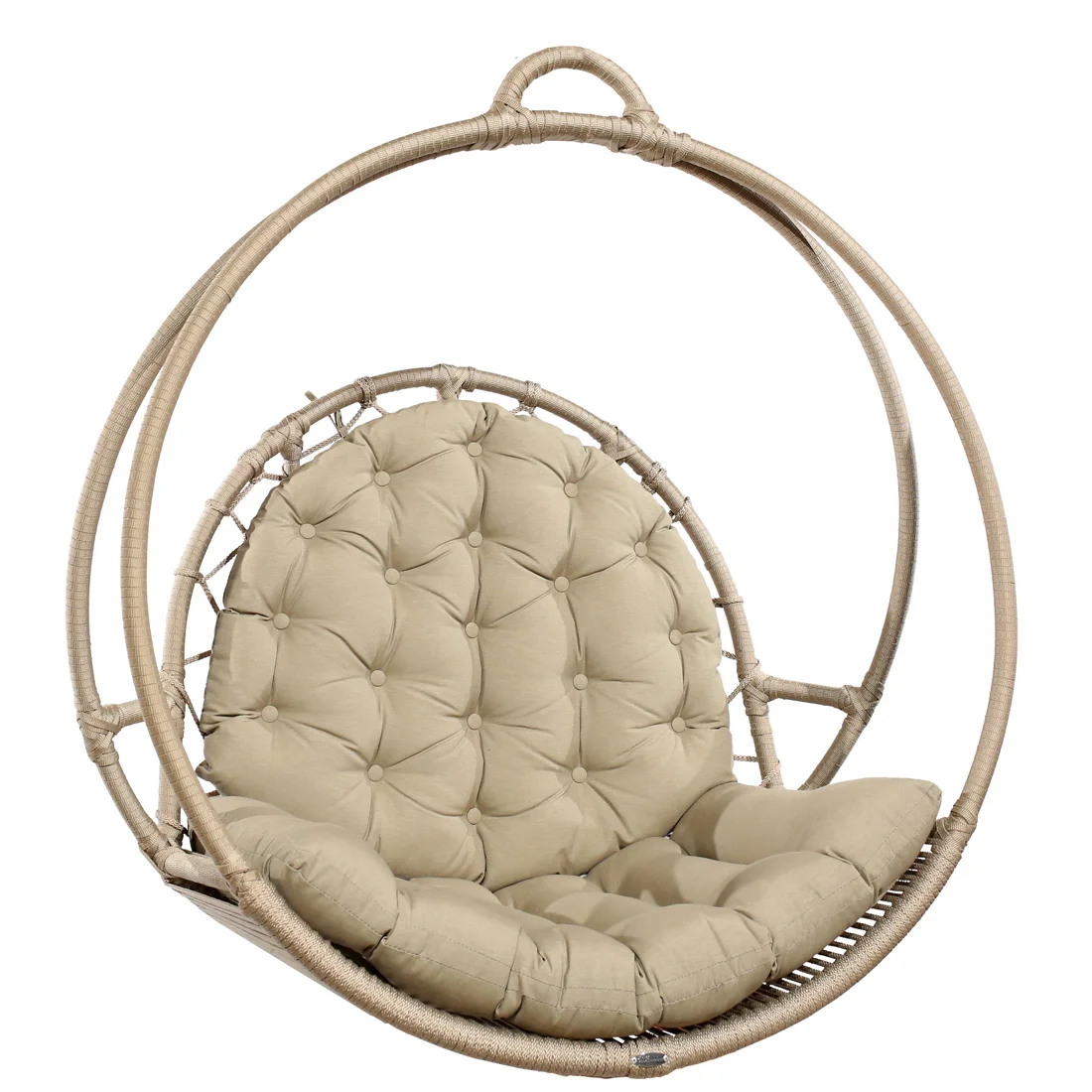 Balanço Bora Bora Alumínio e Corda Náutica Rami/Bege Veneza ...