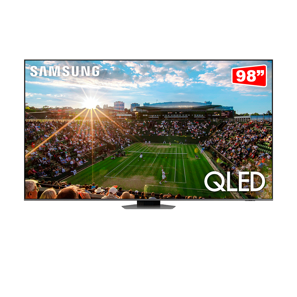 Samsung Smart TV 98" QLED Super Big 4K 98Q80C, Modo Game Dark Titan ...
