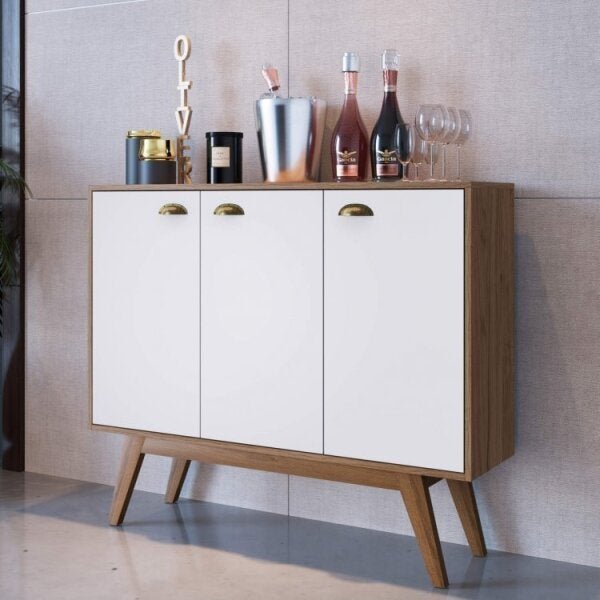 Conjunto Rack para TV até 48 Polegadas 2 Portas e Buffet 3 Portas ...