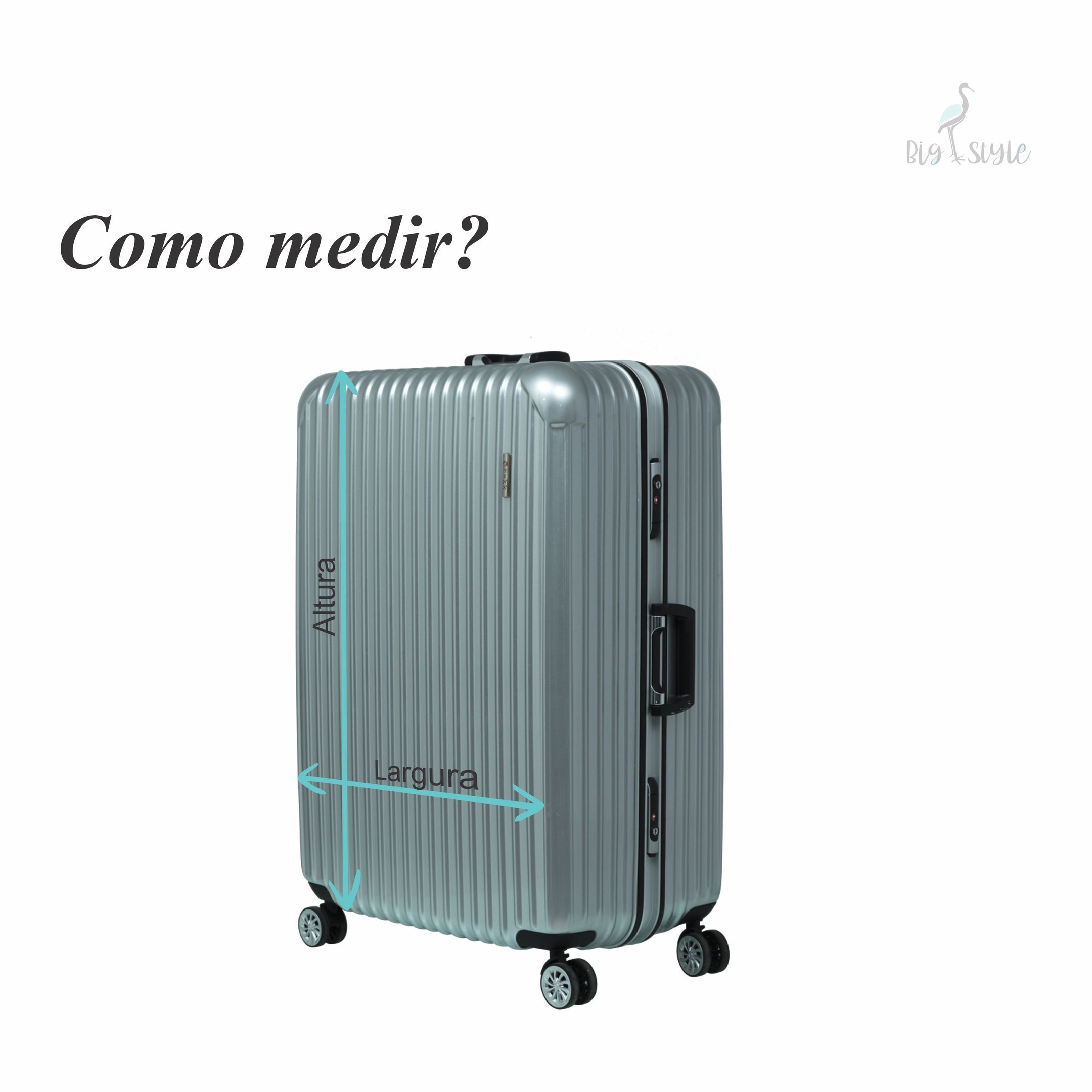 Kit 3 Capas Para Mala Big Style Basic Azul Marinho - P/M/G | MadeiraMadeira