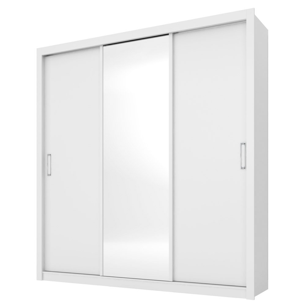 Guarda Roupa 3 Portas 2 Gavetas Residence D02 Branco - Mpozenato ...