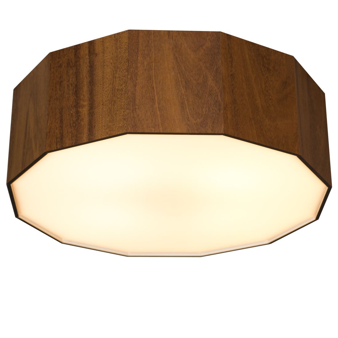 Plafon Geométrico de Madeira Imbuia modelo Matis Wood Iluminação Modelo ...