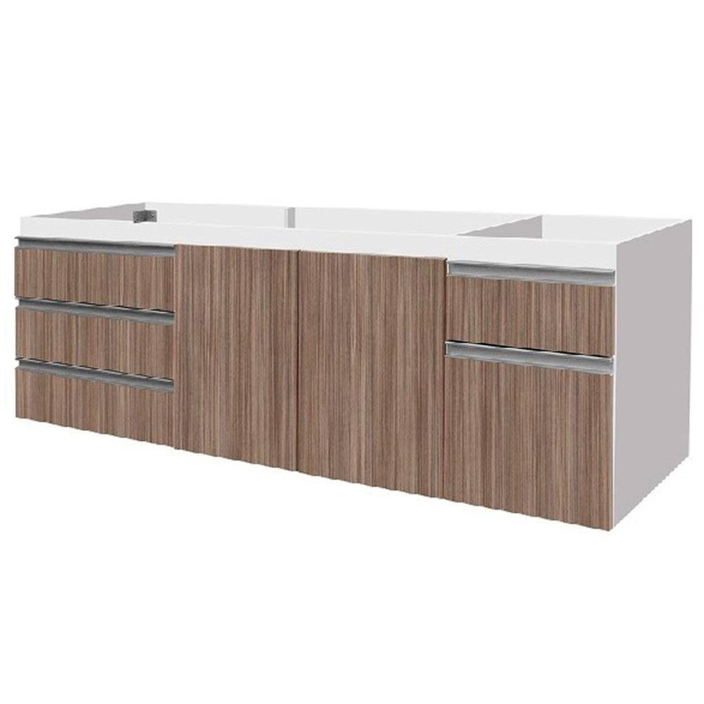 Gabinete Para Pia 180Cm Blu Com 2 Portas Branco | MadeiraMadeira