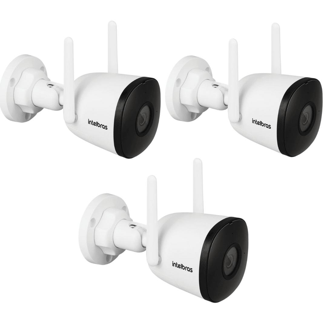 3 Câmeras de Segurança Intelbras IM5 SC Externa Wi-fi Mibo | MadeiraMadeira