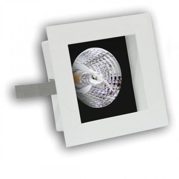 Spot Quadrado Bivolt Flat Faciluz | MadeiraMadeira