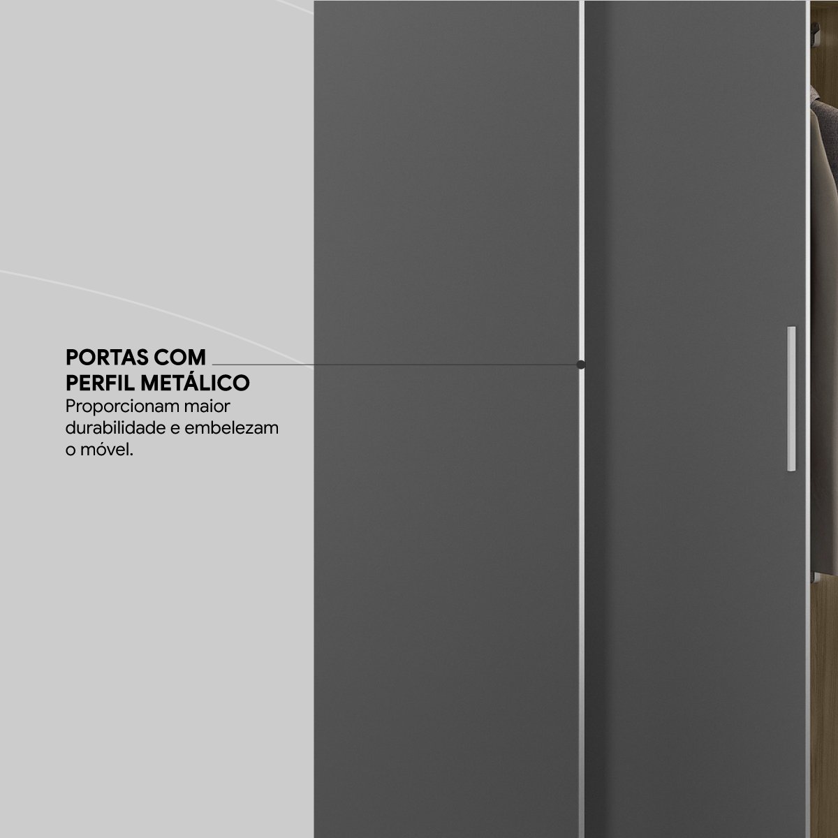 Guarda Roupa Casal 3 Portas 4 Gavetas 100% MDF London Yescasa ...