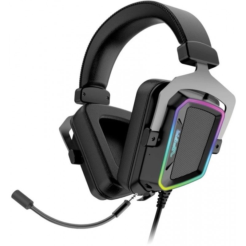 Headset Gaming Viper V380 Rgb - Preto | MadeiraMadeira