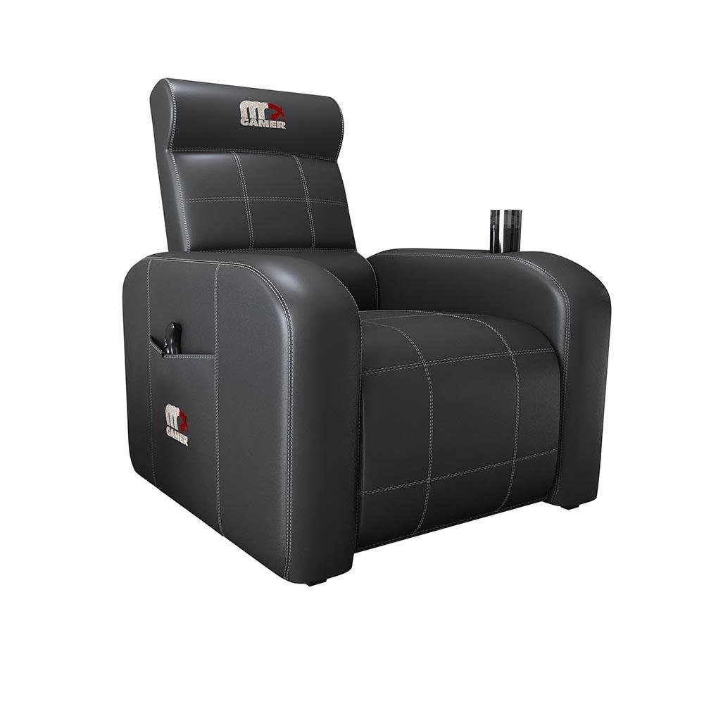 Poltrona para Pc Gamer Retrátil e Reclinável Corino Preto Pixel Shop Jm ...