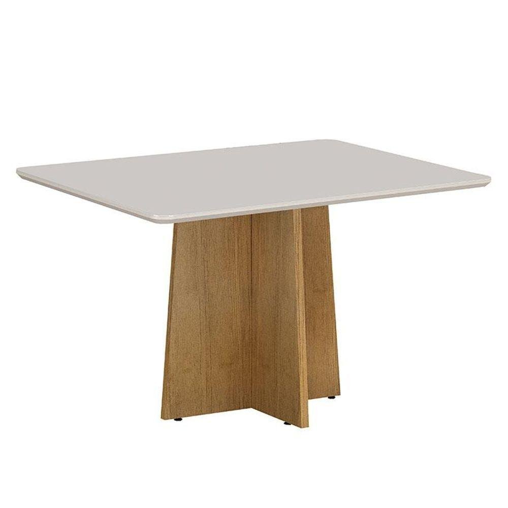 Mesa de Jantar Jade 120x80cm Cinamomo Off White - Valdemóveis ...