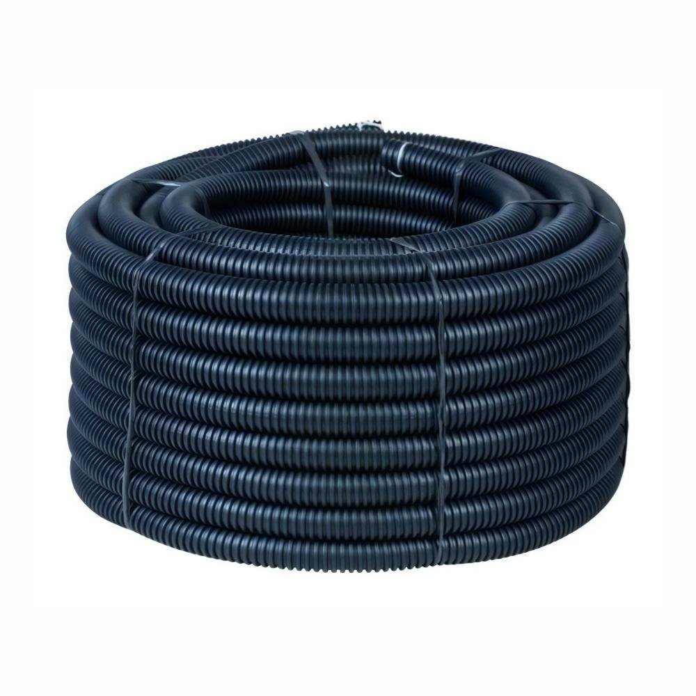 Eletroduto Corrugado Flexivel Com Guia 90mm (3) X 50 Metros Preto Nbr ...