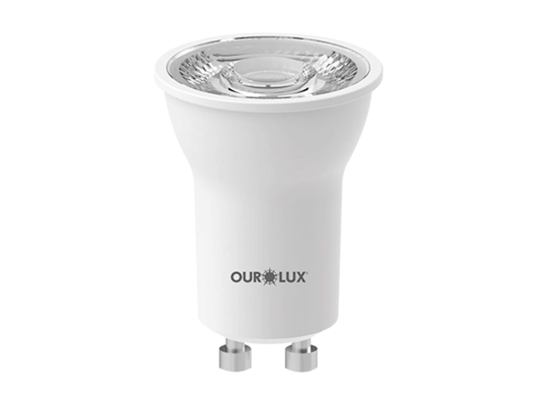 Kit 10 Lâmpada Ourolux Superled Mini Dicróica Mr-11 Gu10 4w 6500k | MadeiraMadeira
