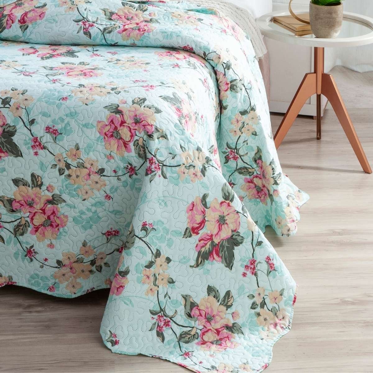 Kit Cobre Leito Casal + 2 Porta-travesseiros Artemis 3 Rozac 29132 ...