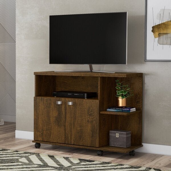 Rack para TV até 32 Polegadas 2 Portas Lisboa Bp Lukaliam Móveis ...