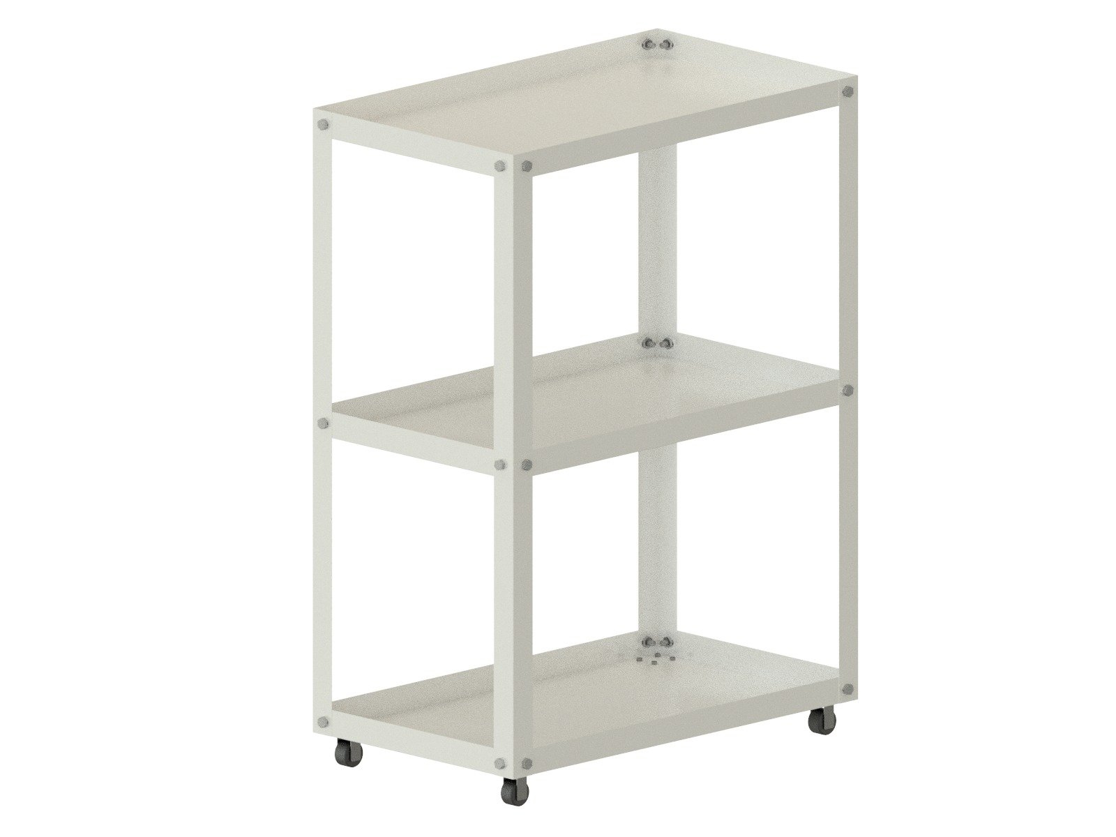 Carrinho Auxiliar em Aço Suporte de Esmalte Estético com Rodinhas ...