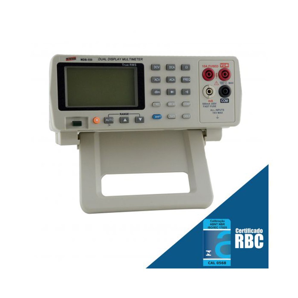 Multímetro Digital De Bancada True Rms Display Duplo Medição Dióxido ...