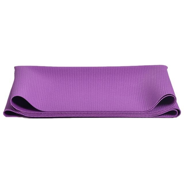Tapete de Yoga Dobrável Para Viagem 100% Borracha Natural 1,5mm Violeta ...
