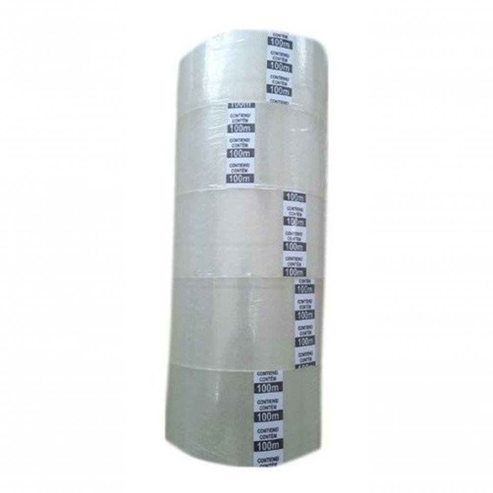 Kit Fita Adesiva Durex Largo 48x100 10 Rolos Transparente | MadeiraMadeira