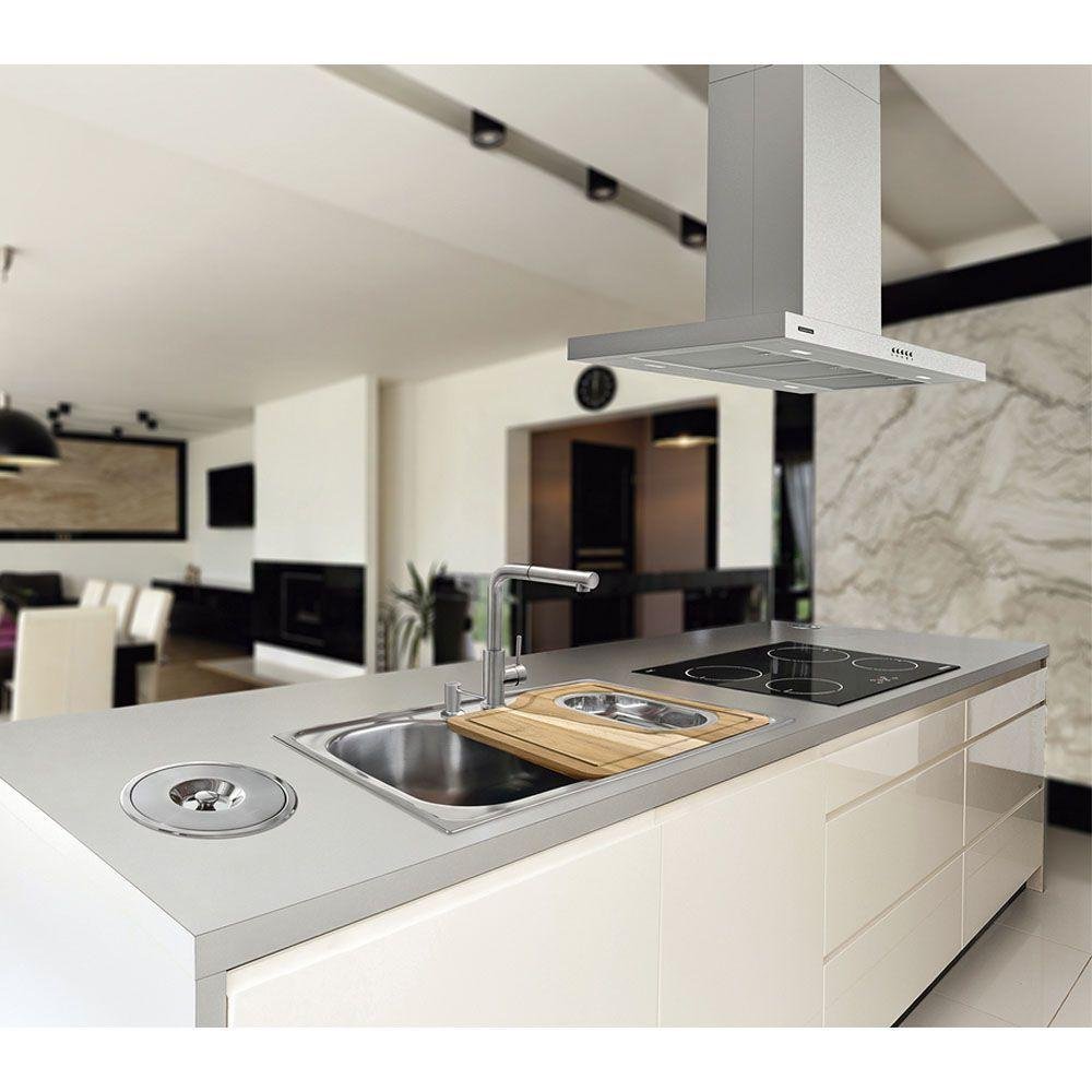 Coifa De Ilha Split P/ Cozinha Tramontina 90cm 220V | MadeiraMadeira