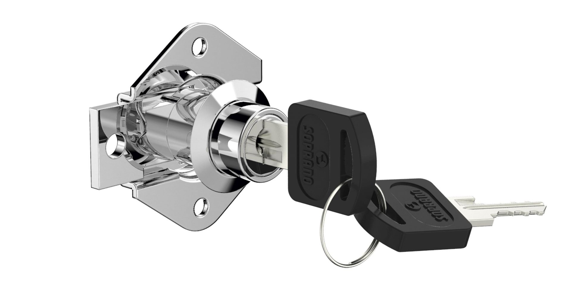 Kit com 05 Fechaduras para Armários - Fechadura para Gavetas ...