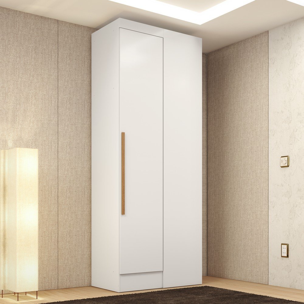 Armário Multiuso Smart 1 Porta 1 Prateleira Branco - Rodial ...