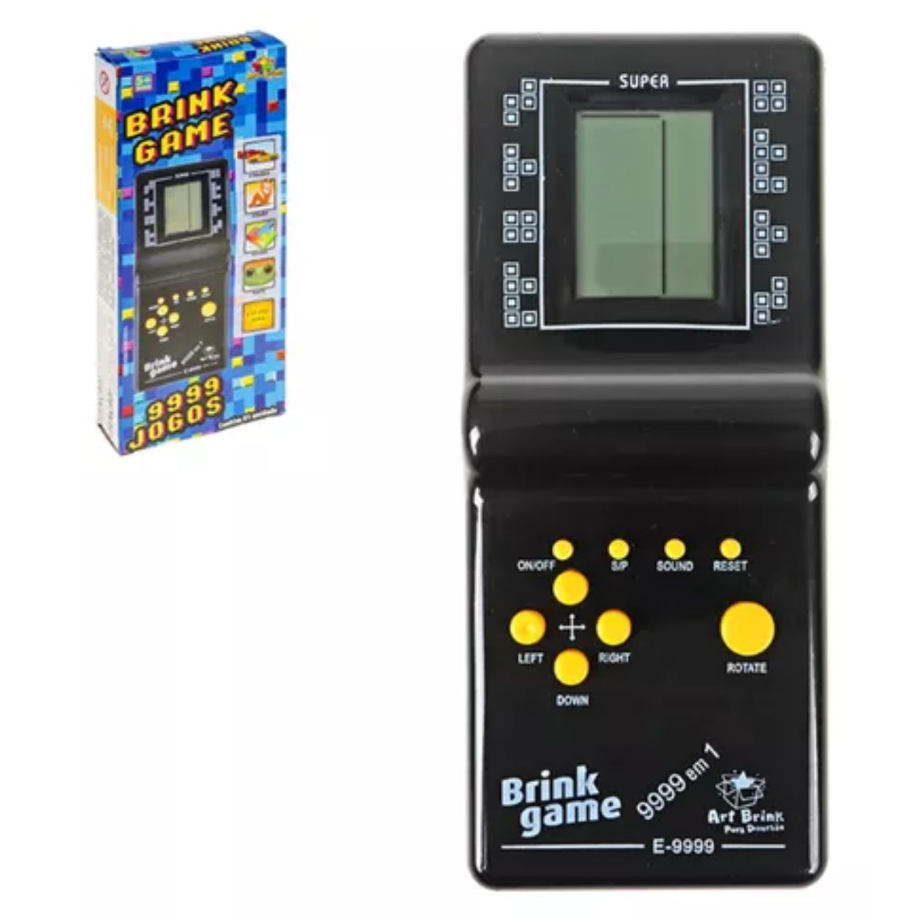 Kit 2 Consoles Mini Game Antigo Retro Tetris 9999 Jogos | MadeiraMadeira