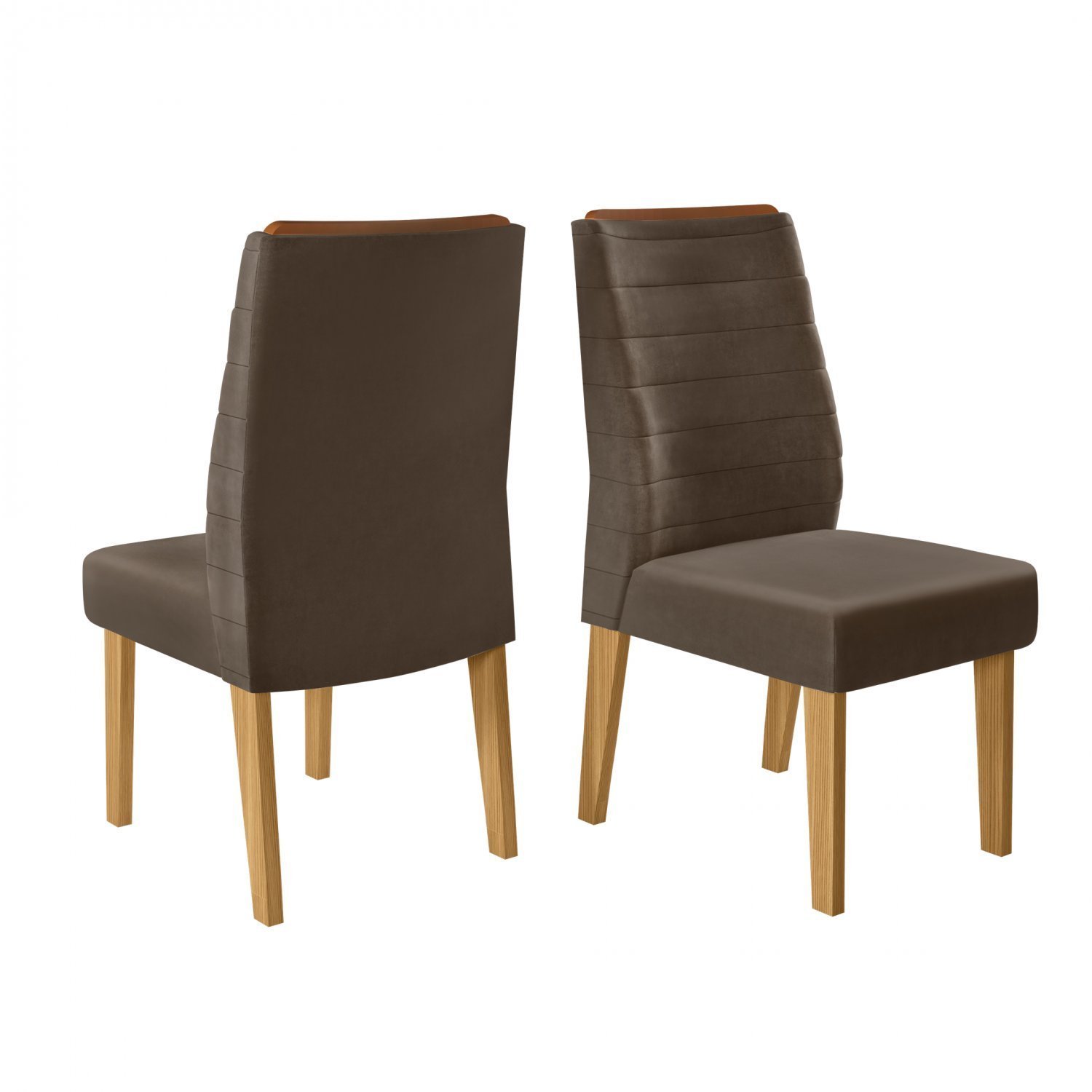 Kit 2 Cadeiras Fiona Dj Móveis | MadeiraMadeira